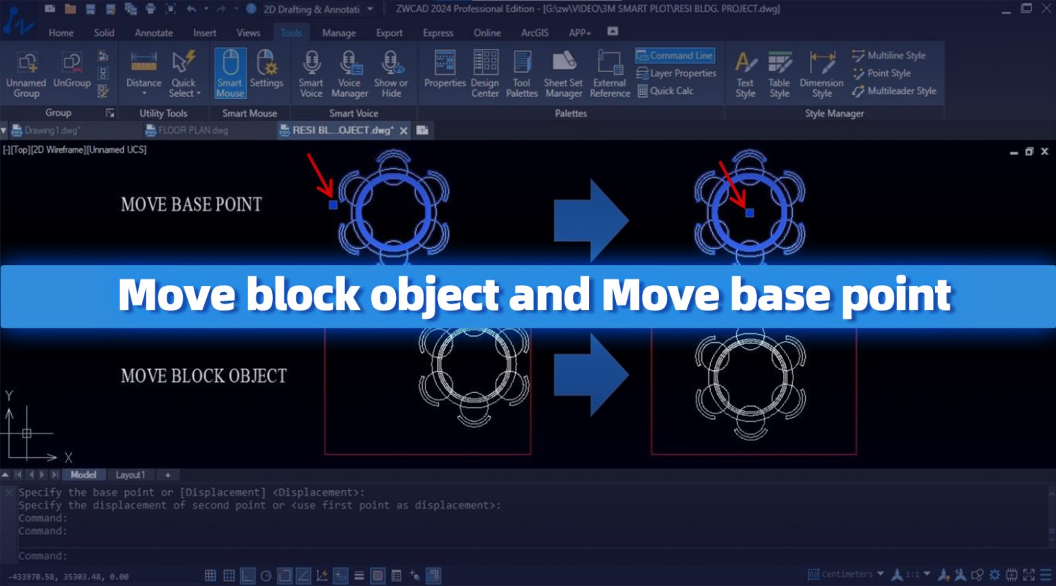 Simplify Block Editing: Explore the Power of ZWCAD Block Base Change