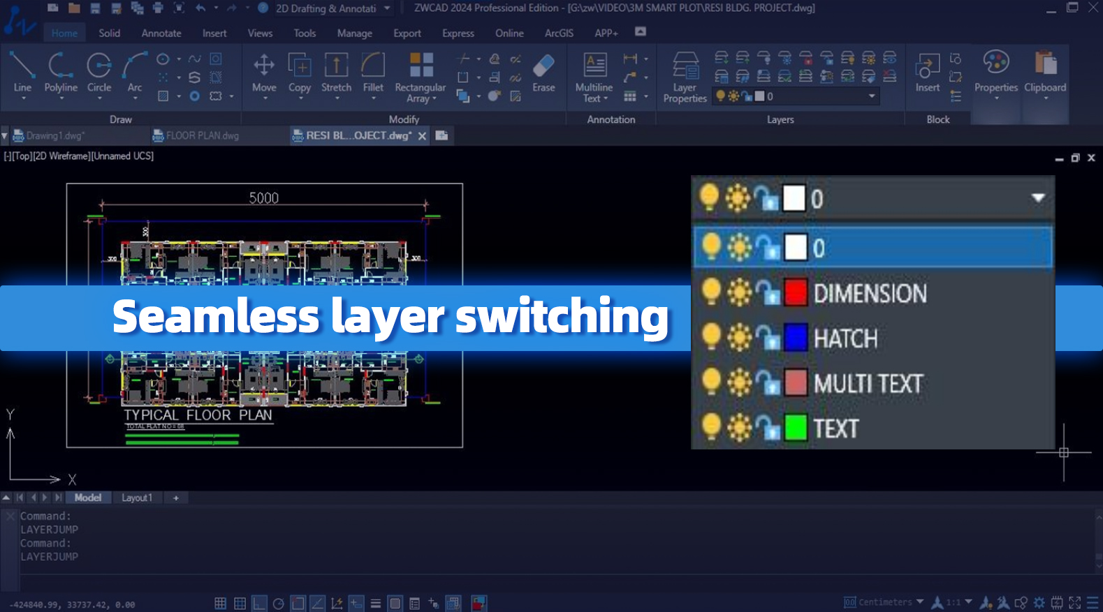 ZWCAD Add-On Mastering Layer Jump Effortlessly Switch Layers - Product News, Tutorials, Tips and ...