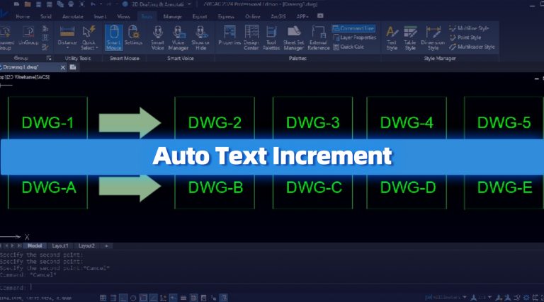 ZWCAD Add-On Text Increment Enhancing Efficiency and Functionality